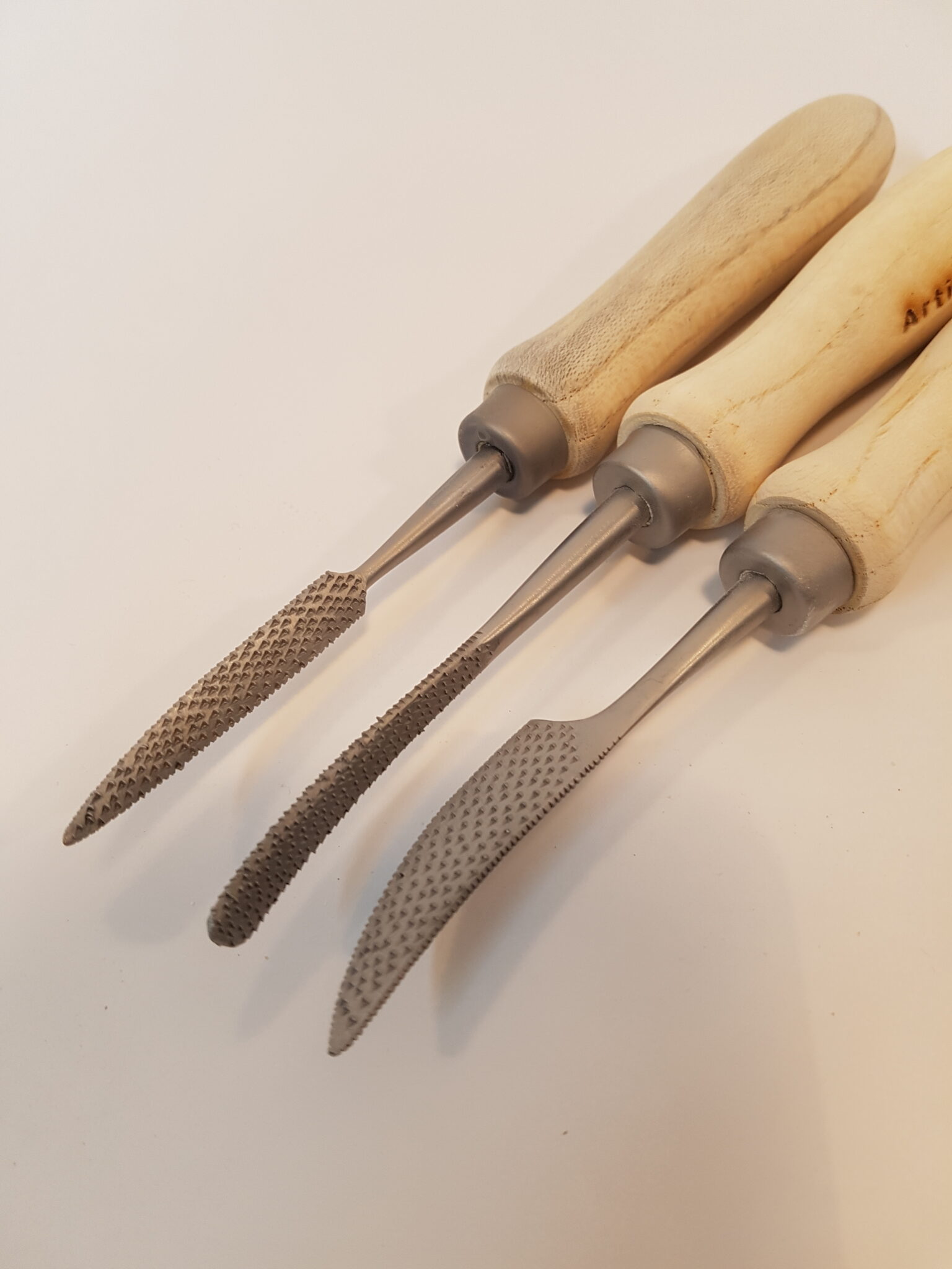 Set van 3 raspen voor speksteen - Sam Stone Company