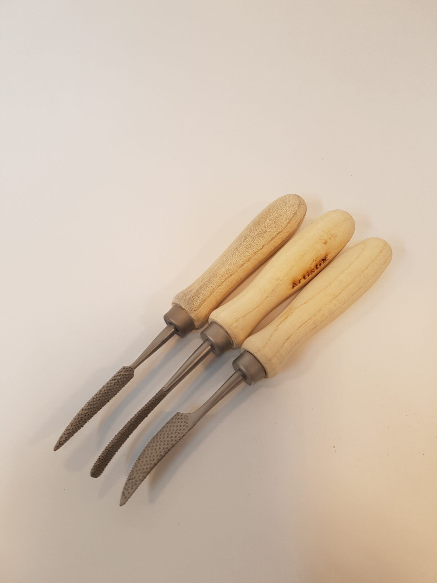 Set van 3 raspen voor speksteen - Sam Stone Company